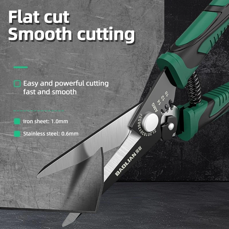 Multi-Purpose Aviation Scissors – Cutting Tin, Wire, Metal Sheet, and ...