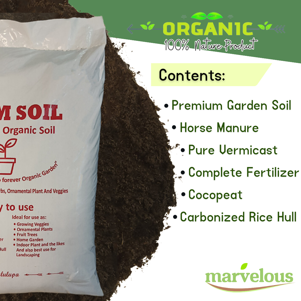 Organic Loam Soil Mix 8-9 KG Precisely formulated Blend Premium Growing ...