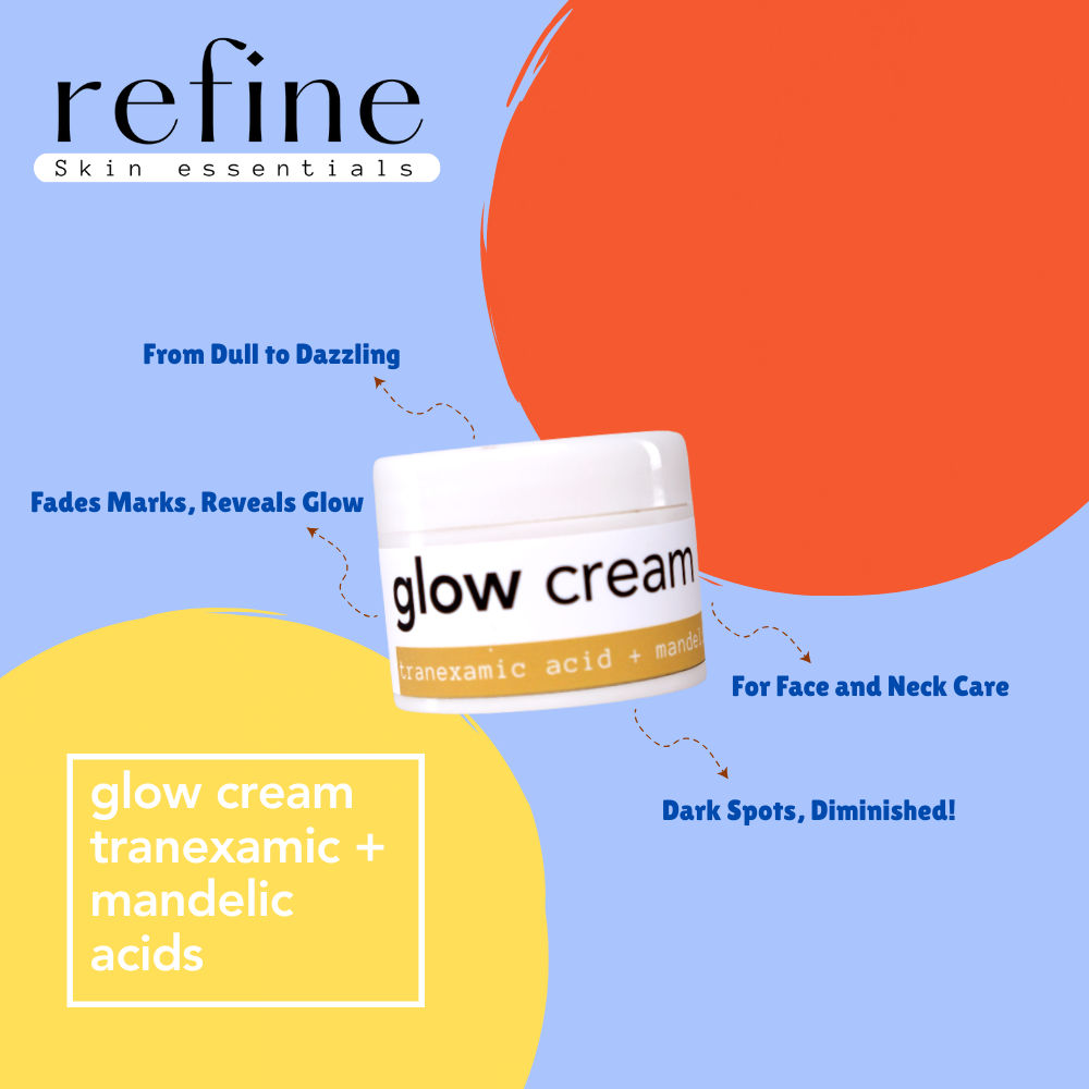 Refine Skin Essentials Glow Cream | Tranexamic + Mandelic Acids ...