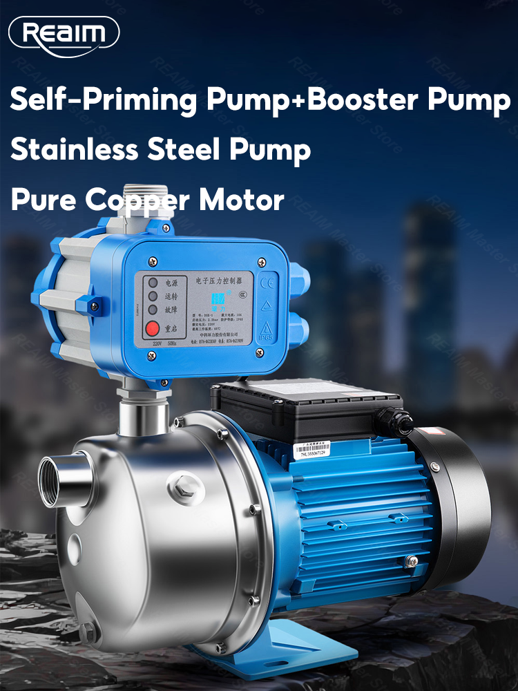 REAIM Jetmatic Water Pump in Stainless Steel Booster Pump Water ...