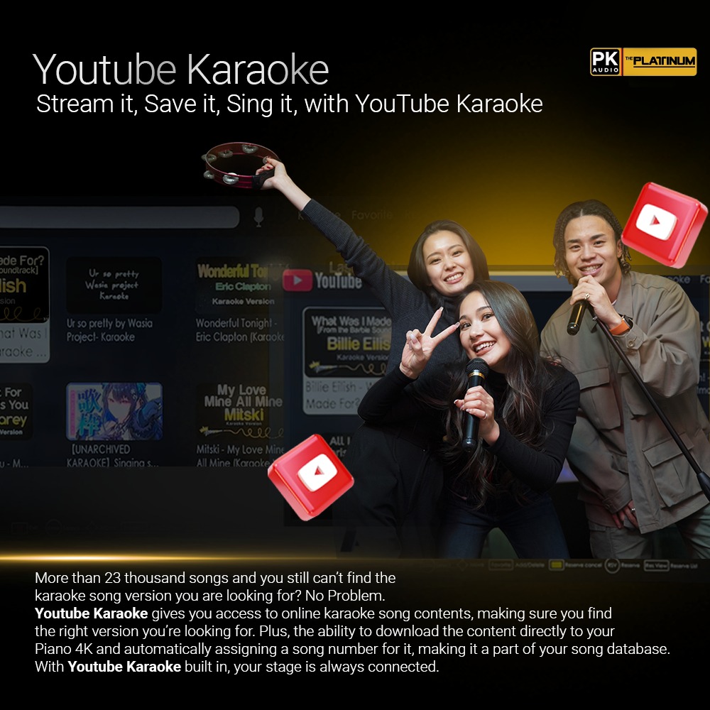 Platinum Karaoke Piano 4k Smart SSD Multimedia Player with Karaoke ...