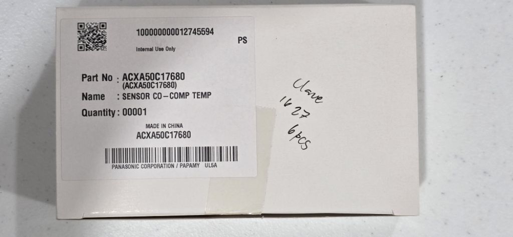 PANASONIC SENSOR FOR INVERTER AIRCON SPLIT/WINDOW TYPE (ORIGINAL ...