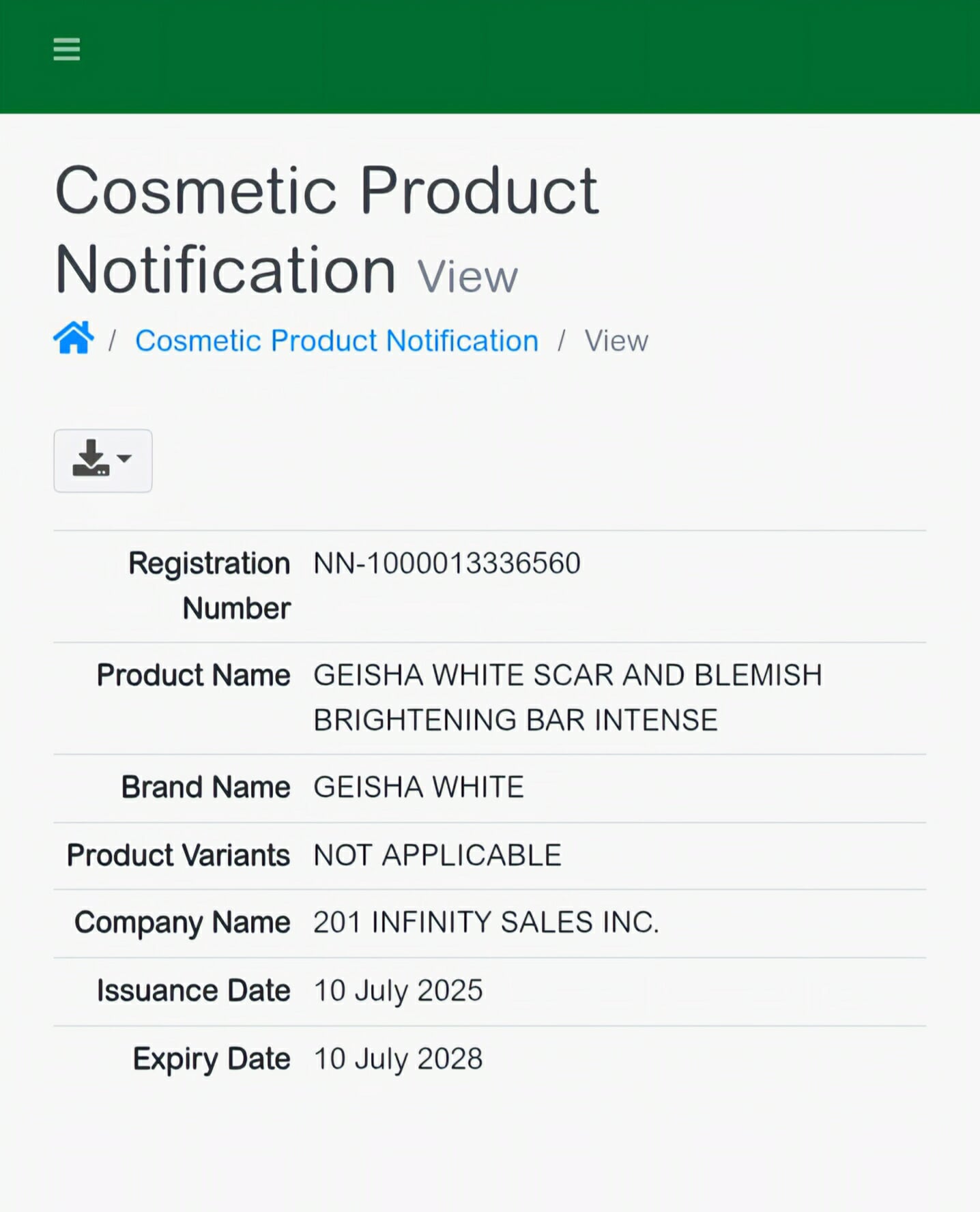 GEISHA WHITE ORIGINAL 3 PACKS INTENSE AND CLASSIC, SCAR & BLEMISH SKIN ...