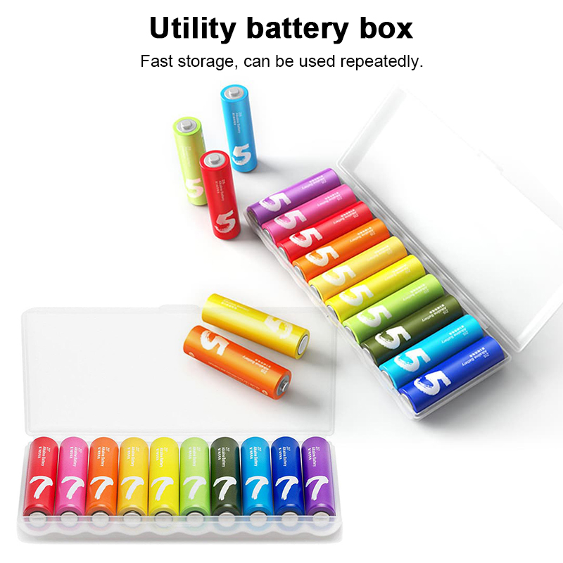 Xiaomi Alkaline Batteries ZI5 AA Battery / ZI7 AAA Rainbow Batteries ...