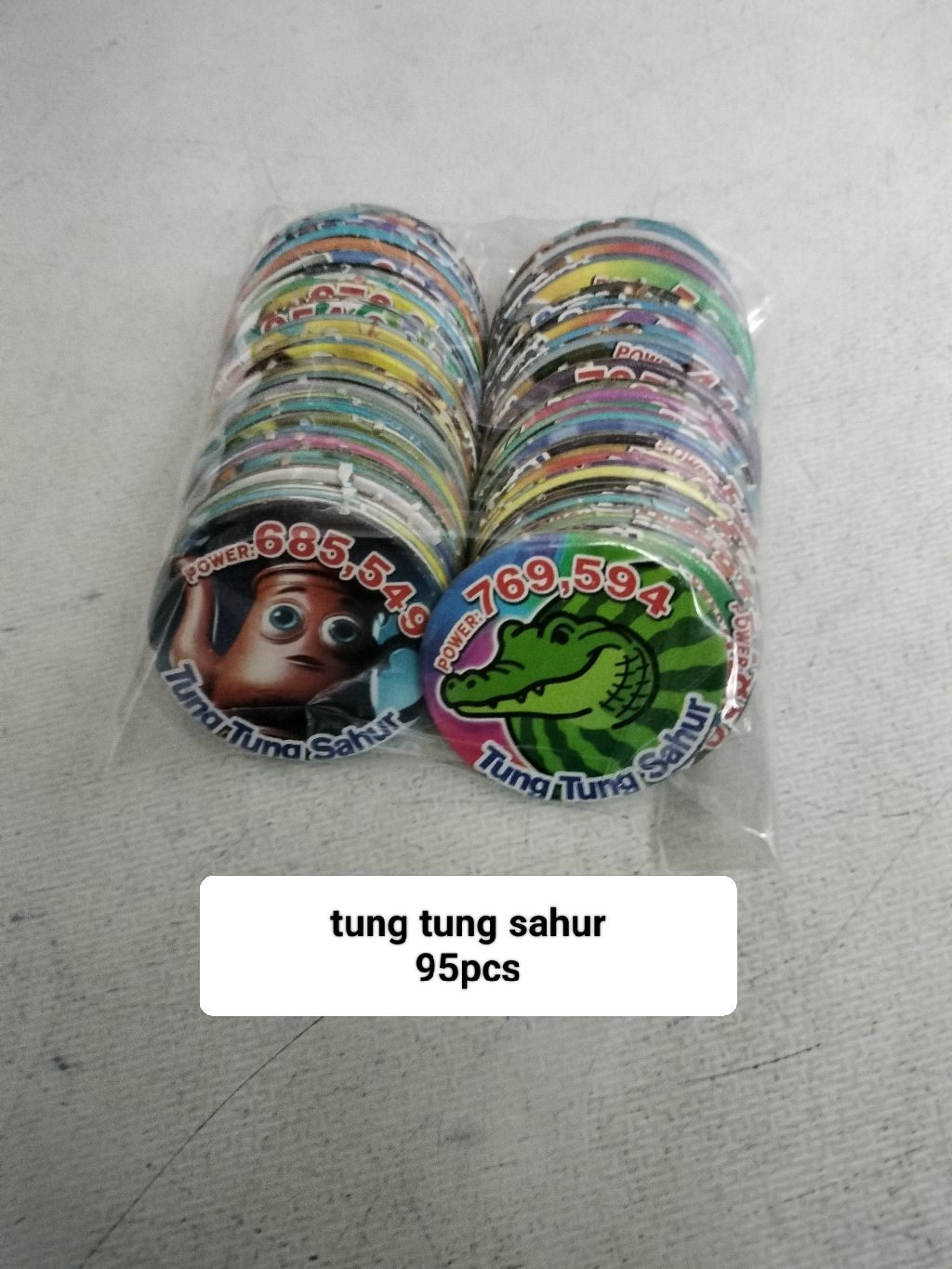 95pcs pogs tung tung sahur card game pog | Shopee Philippines