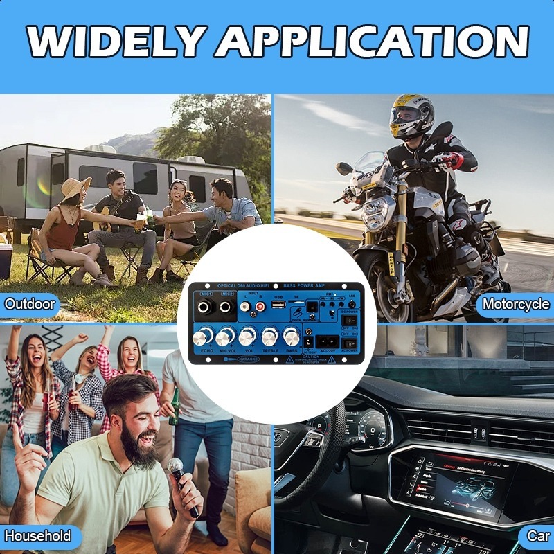 D60 Amplifier 1000W amplifier board Bluetooth 5.0 12V 220V na May ...
