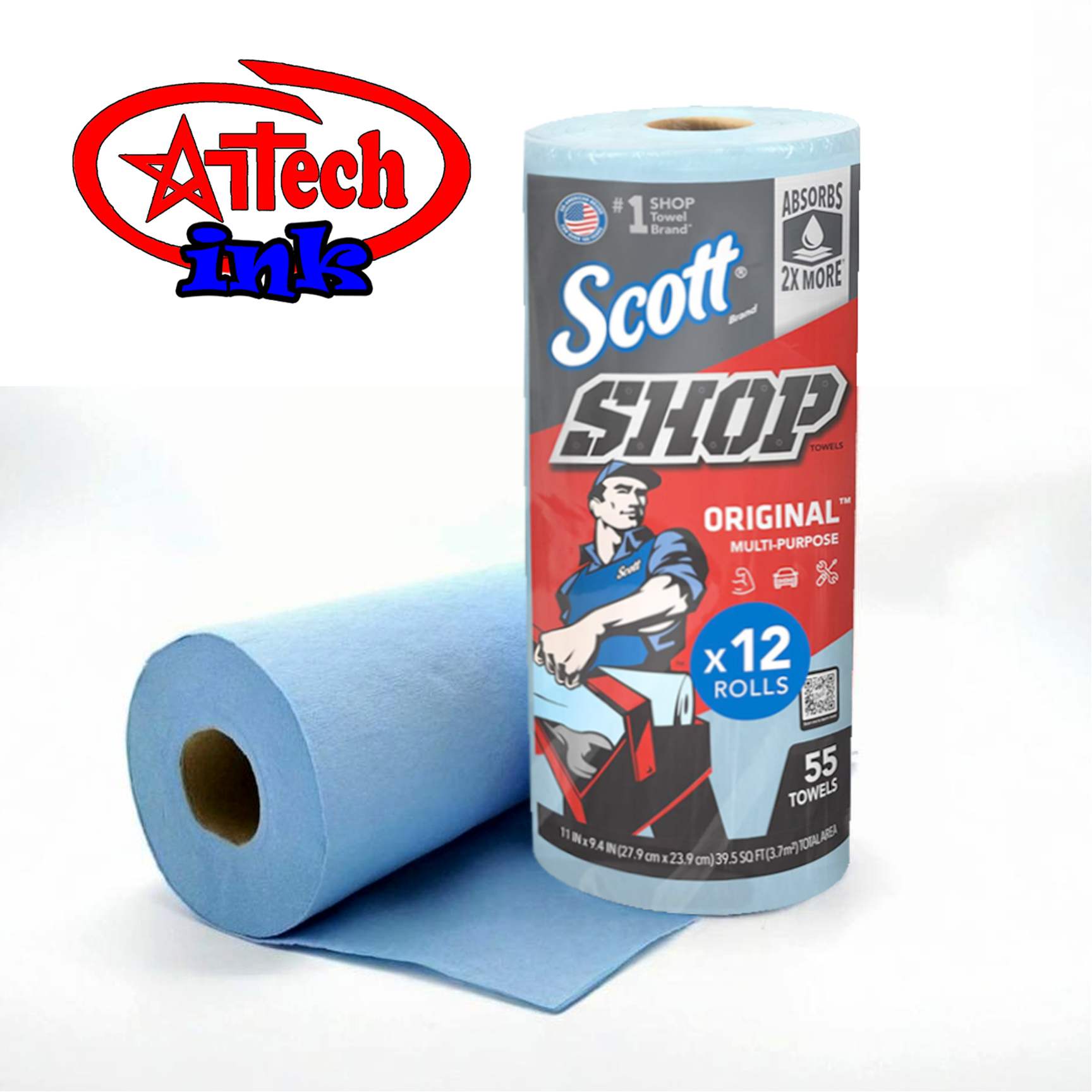 SCOTT SHOP Towels Original Multi-Purpose (Absorbs 2x more) Blue by ...