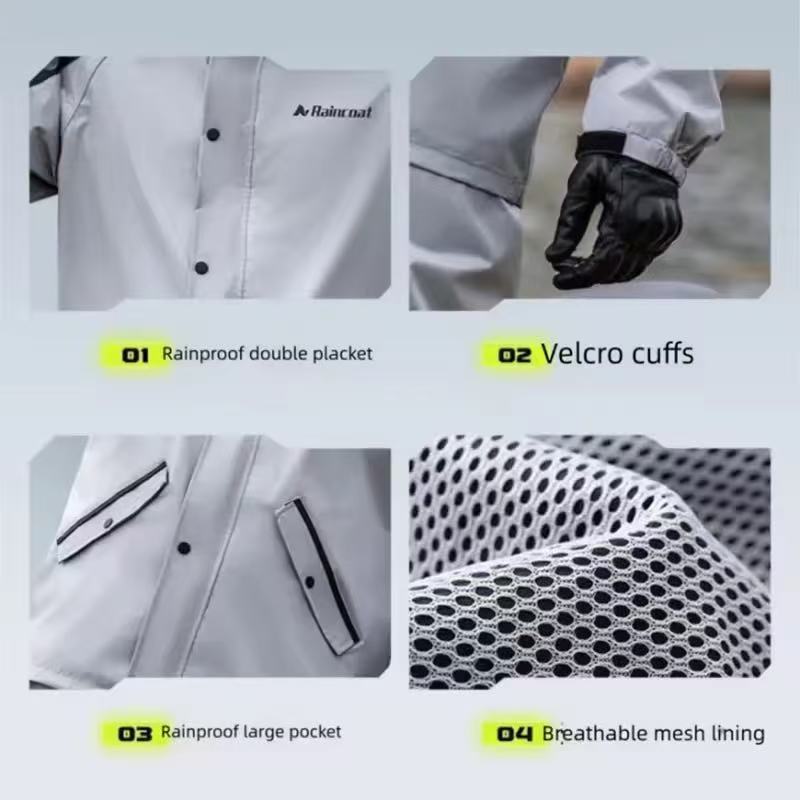 Raincoat for Motorcycle Riders Japan Original Rubberized Breathable ...