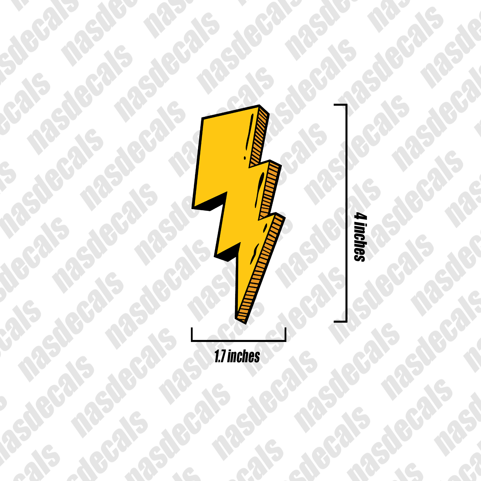 Lightning Thunder Sticker for Motorcycle Waterproof Stickers Decal ...