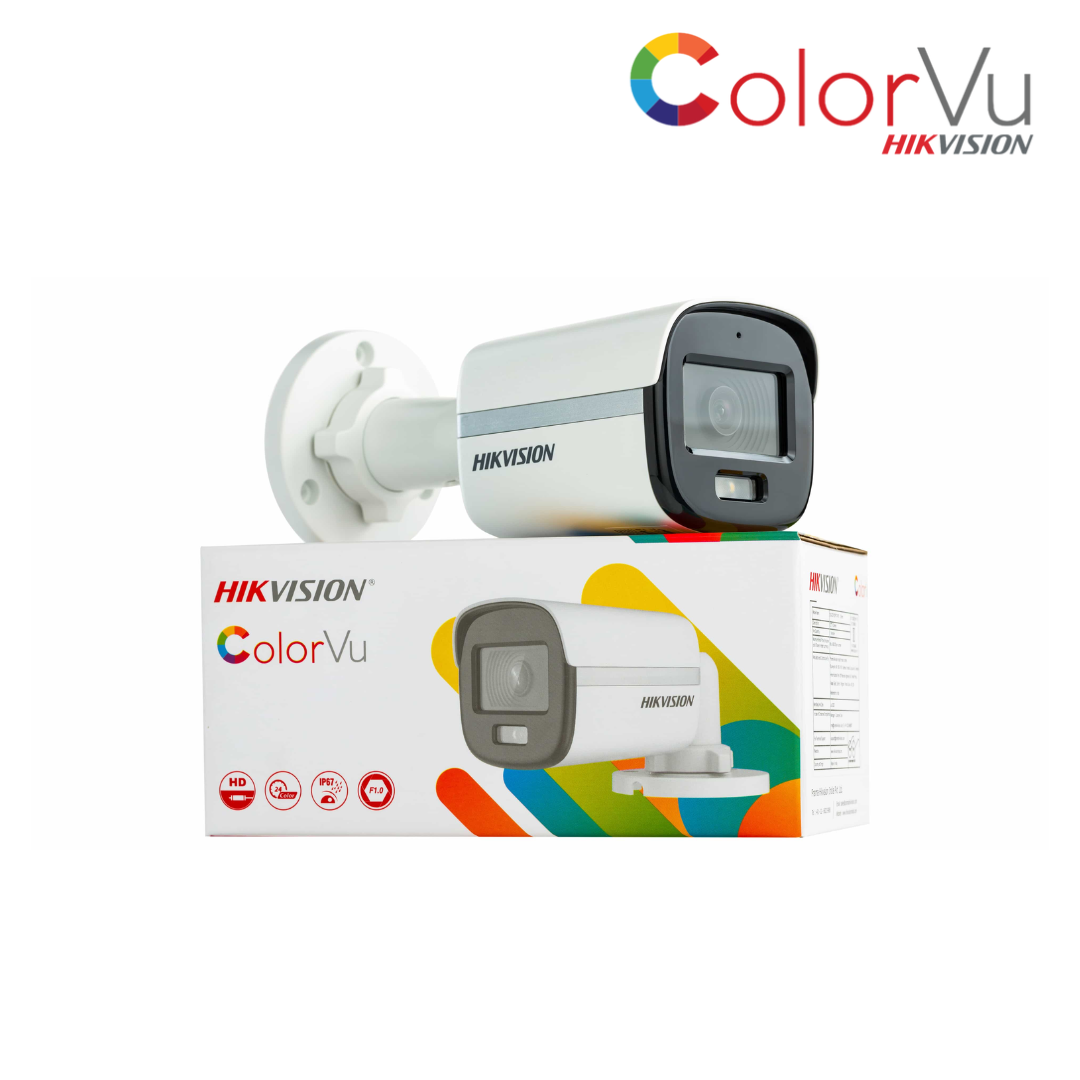 HIKVISION 2MP ColorVu Smart Hybrid Light Fixed Mini Bullet CCTV ...