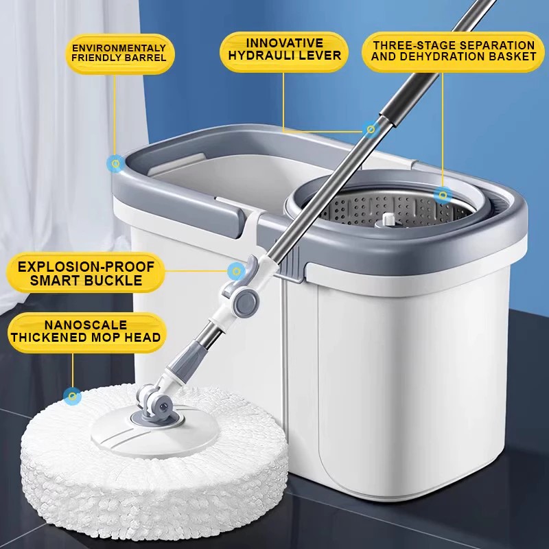 Vivid 360 Rorating Map Spin Mop with Squeezer Heavy Duty Tornado Mop ...