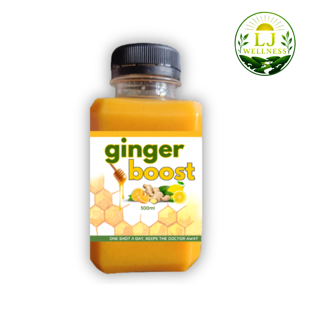 LJWellness Ginger Boost 350ml Bottle - Natural Healthy Juice Immunity ...