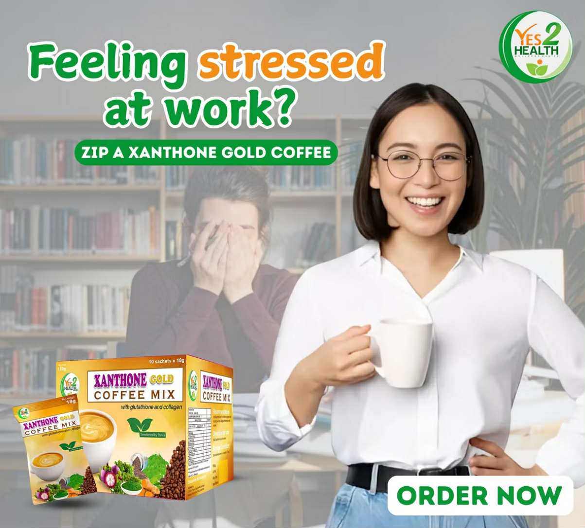 XANTHONE GOLD COFFEE MIX [ with Glutathion and Collagen] | Shopee ...