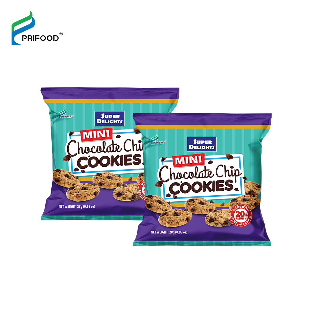 Super Delights Mini Chocolate Chip Cookies 28g (Pack of 2) | Shopee ...