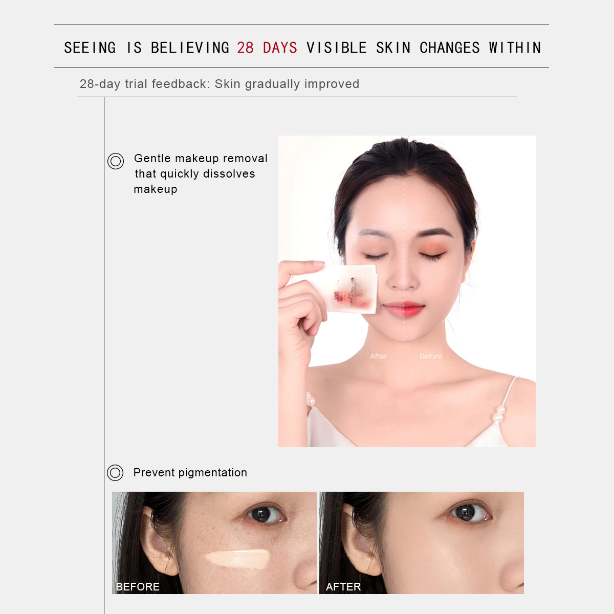WORADA Tinted Sunscreen SPF50 PA+++ + Gentle Makeup Remover Set | Oil ...