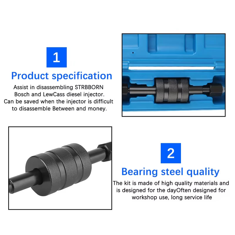 GSE Extractor Installer Tool Fuel Injector Remover Accessory with Hard ...