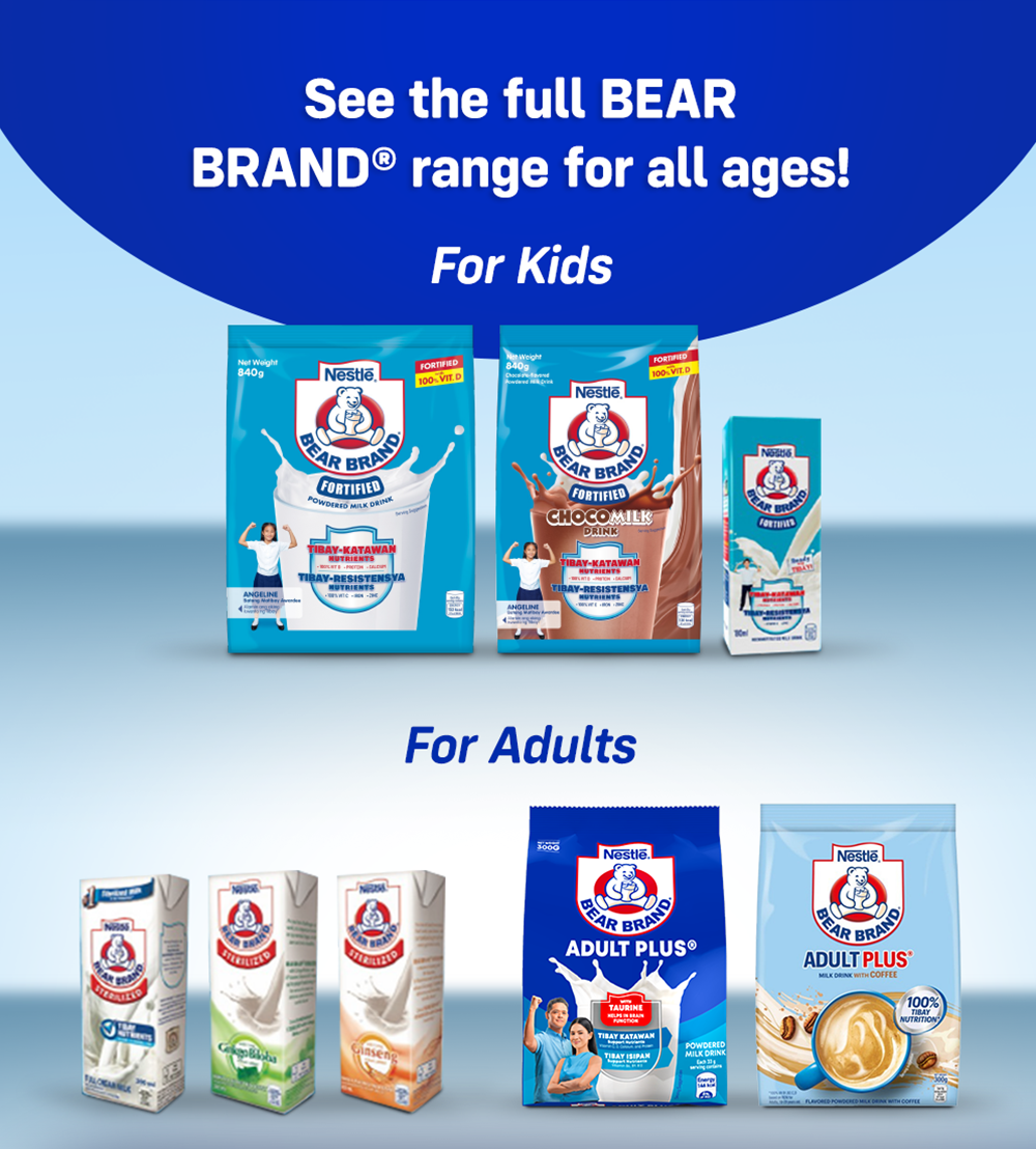 [FREE MILK CONTAINER] Bear Brand Adult Plus Milk Powder 1.2kg - Pack of ...