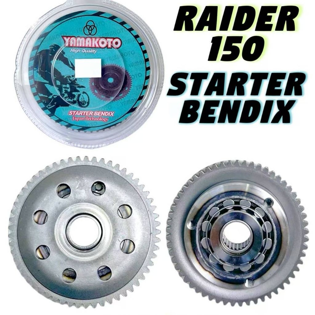 starter bendix drive gear assy skydrive raider 150 fury barako | Shopee ...