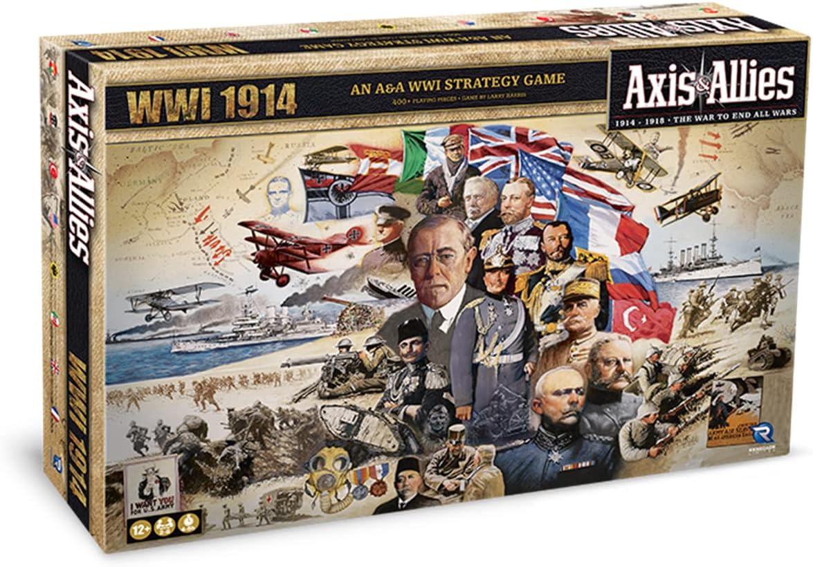Axis & Allies: WWI 1914 – The War to End All Wars (Strategy Board Game ...