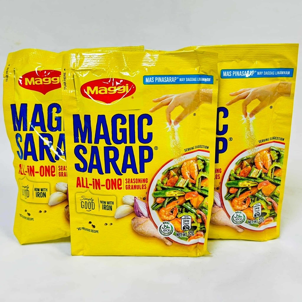 Maggi Maagic Saarap All-In-One Seasoning Granules 55g x 100pcs Per Box ...