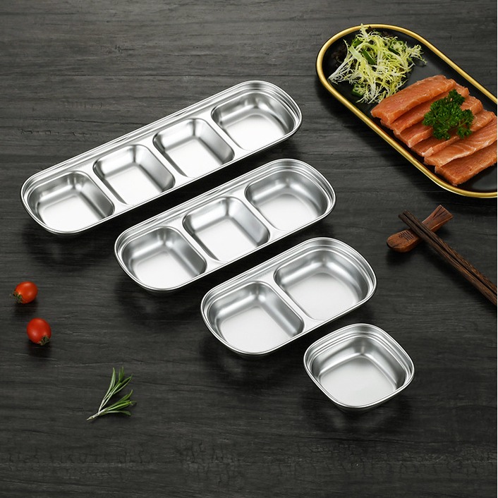 Saucer Plate Stainless Saucer For Sauce Dishes Vinegar Soy Seasoning ...