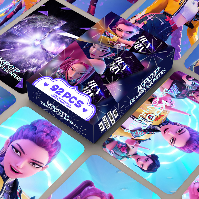 30/92/96pcs LomoCard KPop Demon Hunters Photocard Jinu Rumi Derpy Tiger Lomo card KPop Demon ...