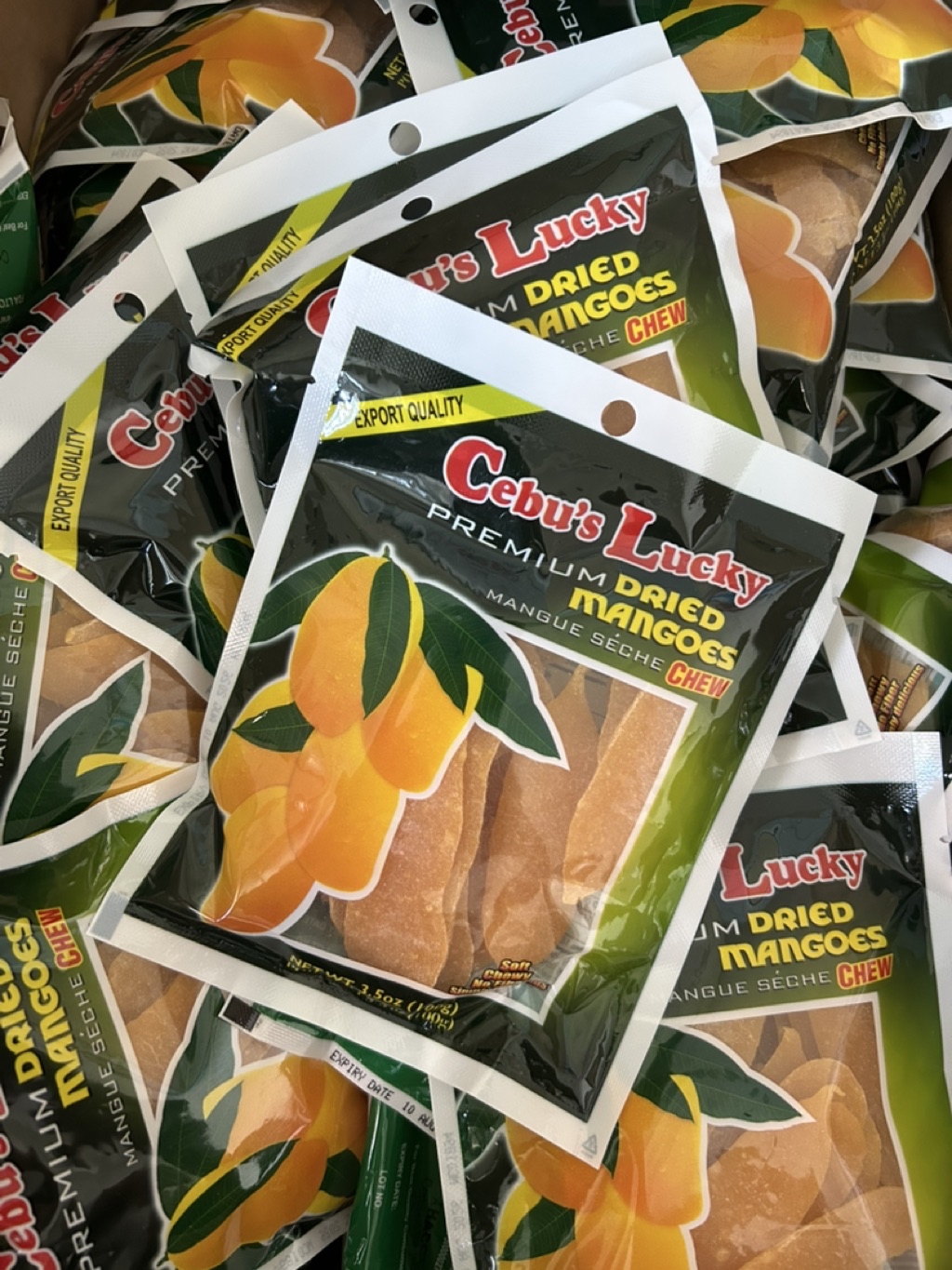 CEBU’S LUCKY PREMIUM (5pack/100g) CHEWY DRIED MANGO | Shopee Philippines