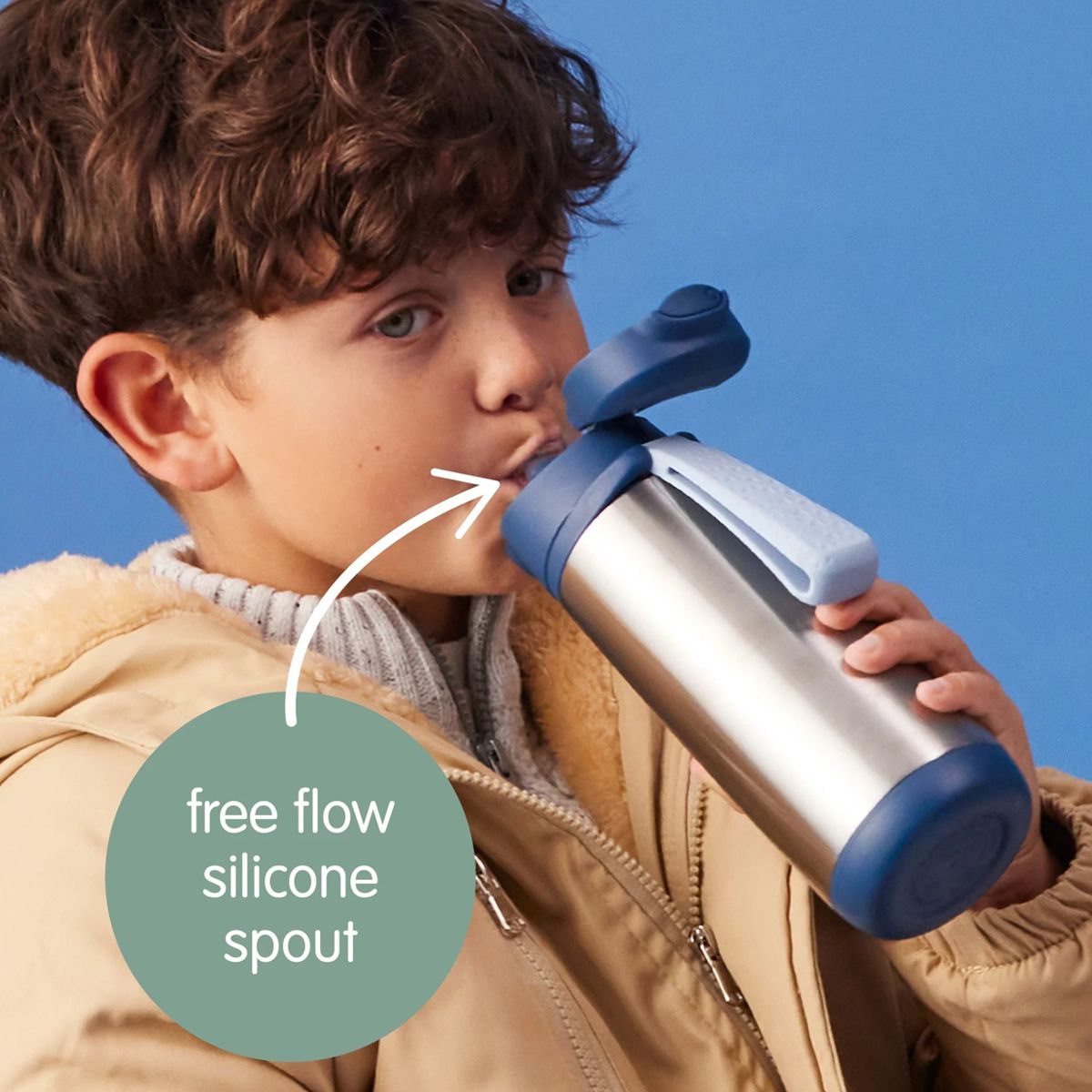 bbox Insulated Sport Spout Bottle 500ml (Kids Water Bottle for School ...