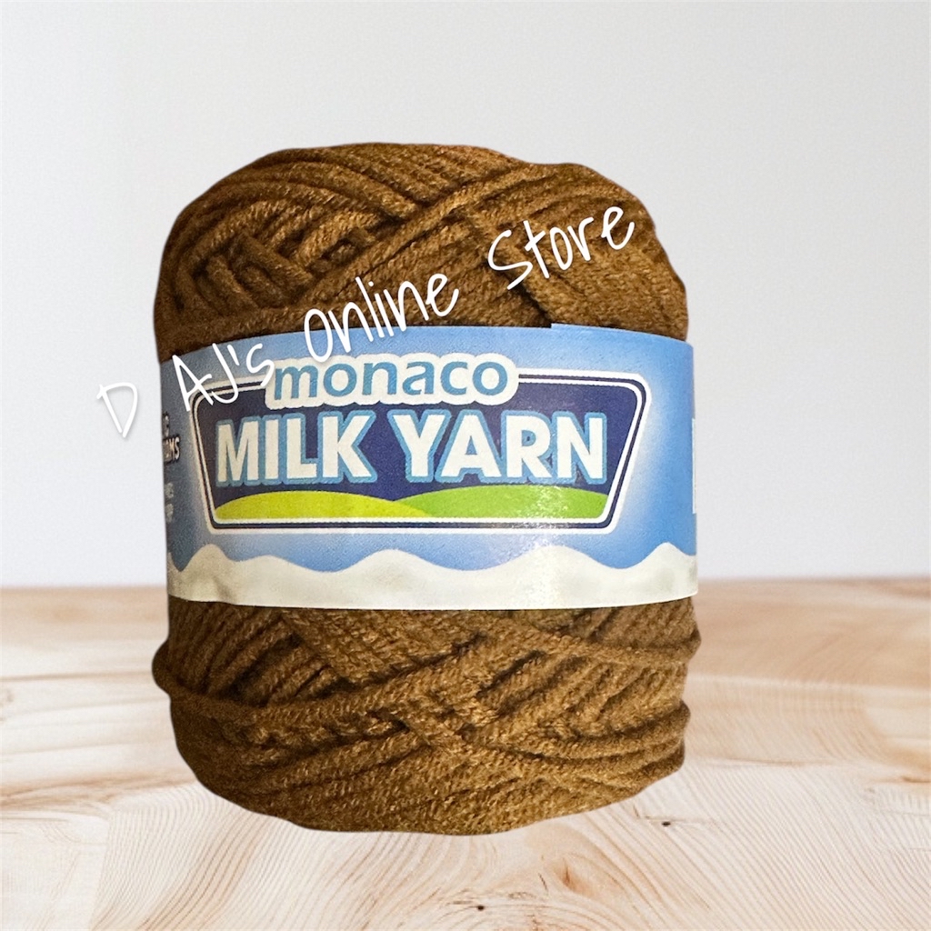 Monaco Milk Yarn / 5PLY / 100% Acrylic (Earth Tones) | Shopee Philippines