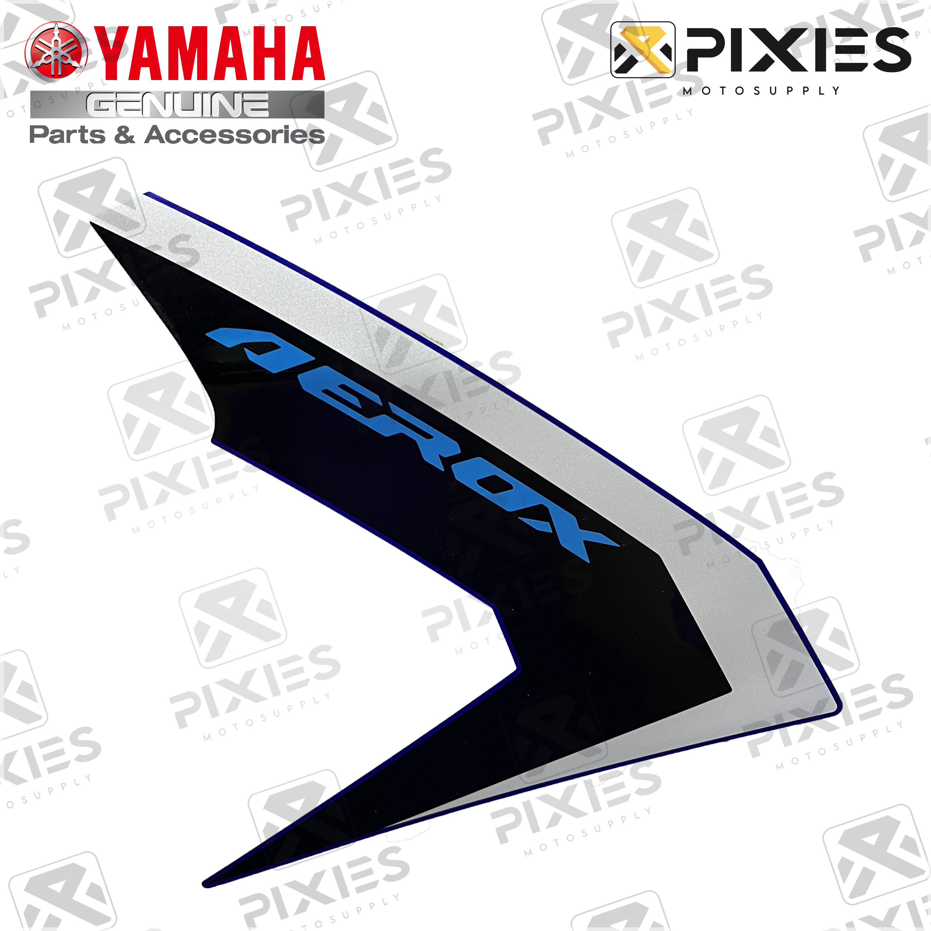 YAMAHA AEROX V3 STANDARD 2025 RACE BLUE GLOSSY BLUE DECALS STICKER ...