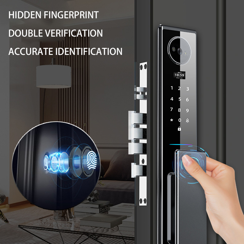 Face Recognition Smart Door Lock With Security Camera Password Face ...
