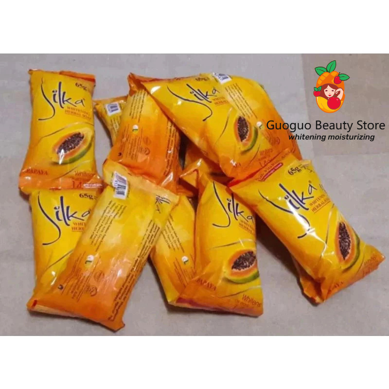 DM ( Set Of 12 ) SILKA PAPAYA BAR SOAP 65g | Shopee Philippines