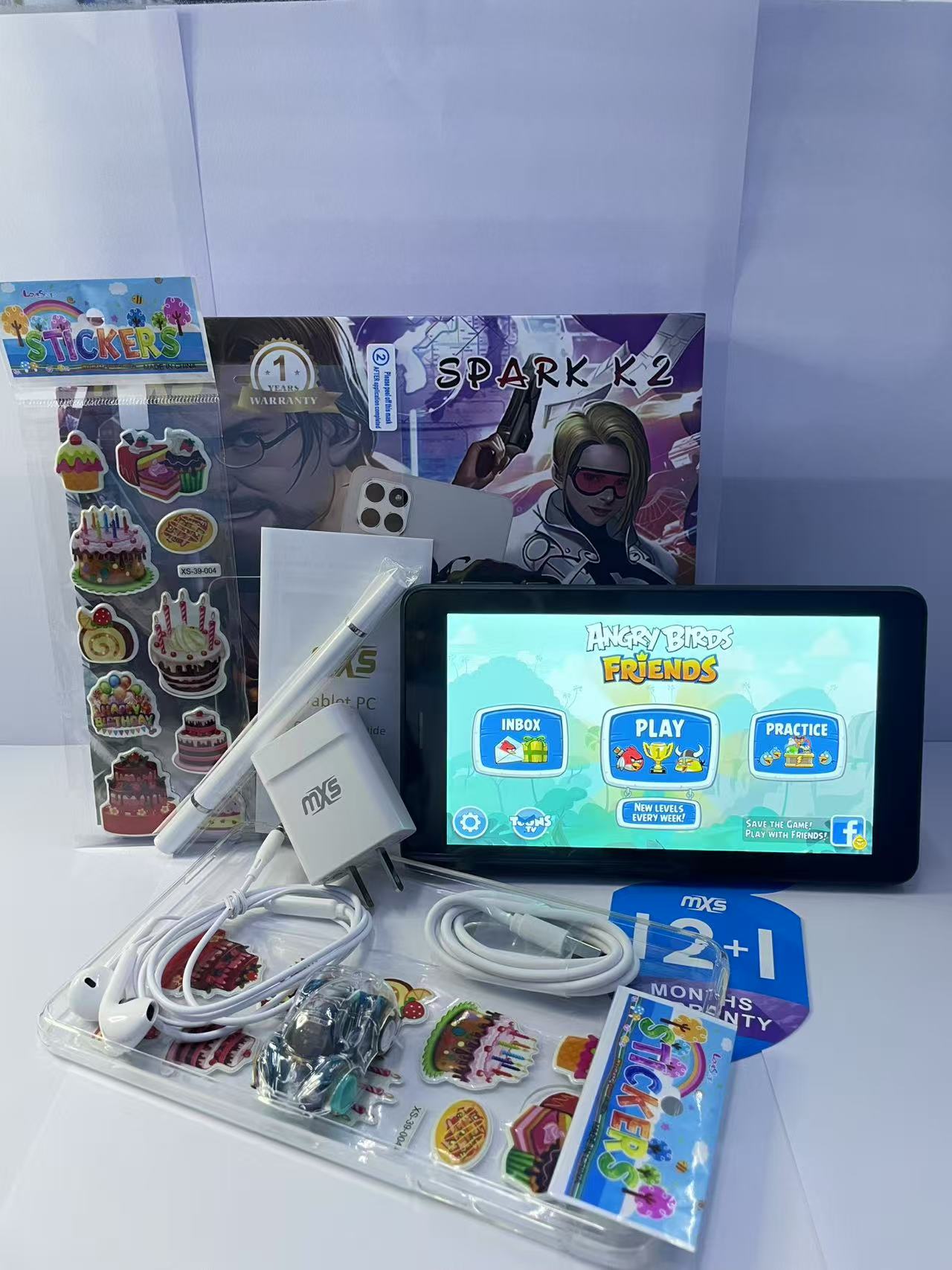 Smart tablet MXS SPARK K2 Tablet Android Tablet Dual SIM For Kids 12GB ...