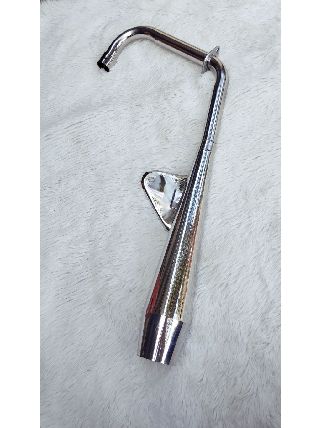 Bullet Pipe for Tmx Alpha 125/155 Stainless 44mm | Shopee Philippines