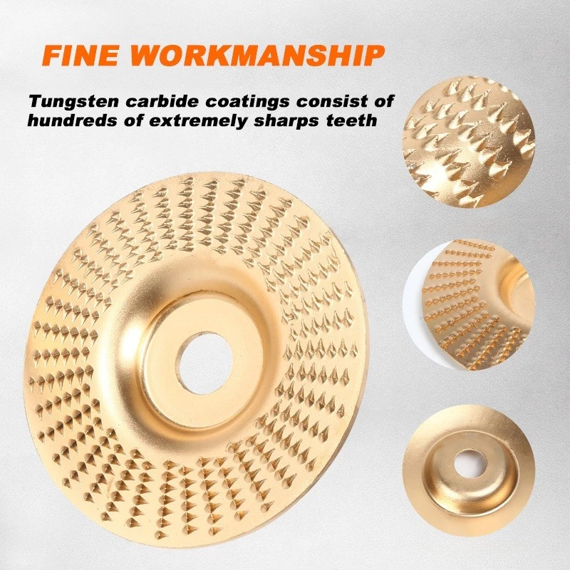 100mm Woodworking Grinding Wheel Disc Carving Abrasive Wood Sanding ...