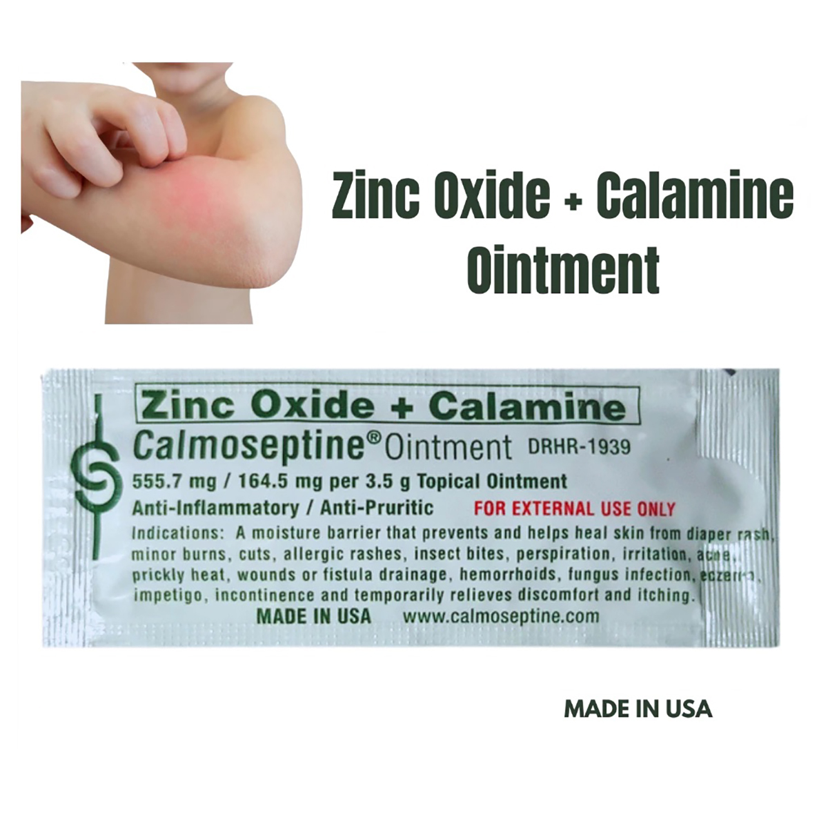 Calmoseptine Ointment (Zinc Oxide + Calamine) 3.5g | Shopee Philippines