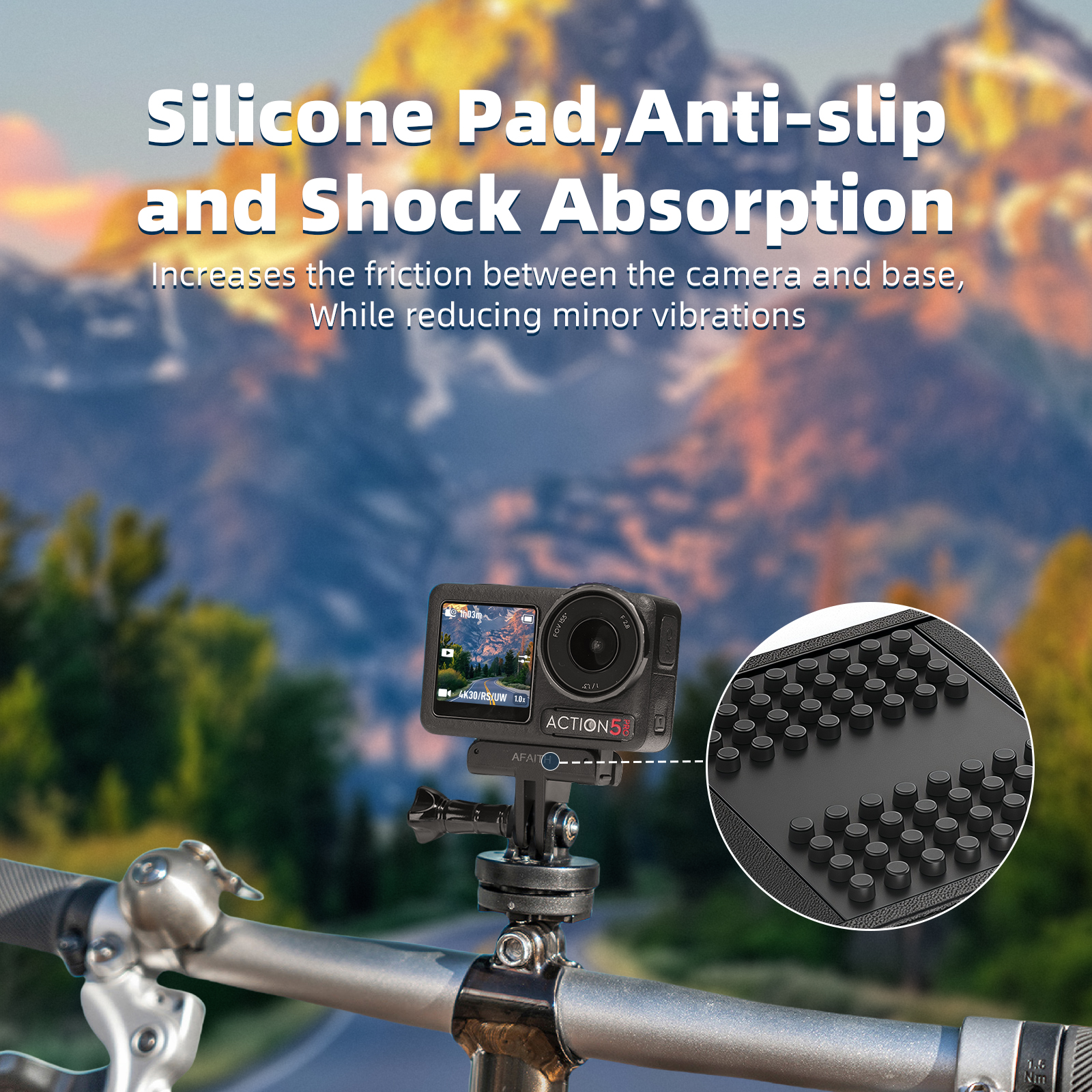 Quick Release Magnetic Two Claw Adapter for DJI Osmo 360 Action 6 5Pro ...