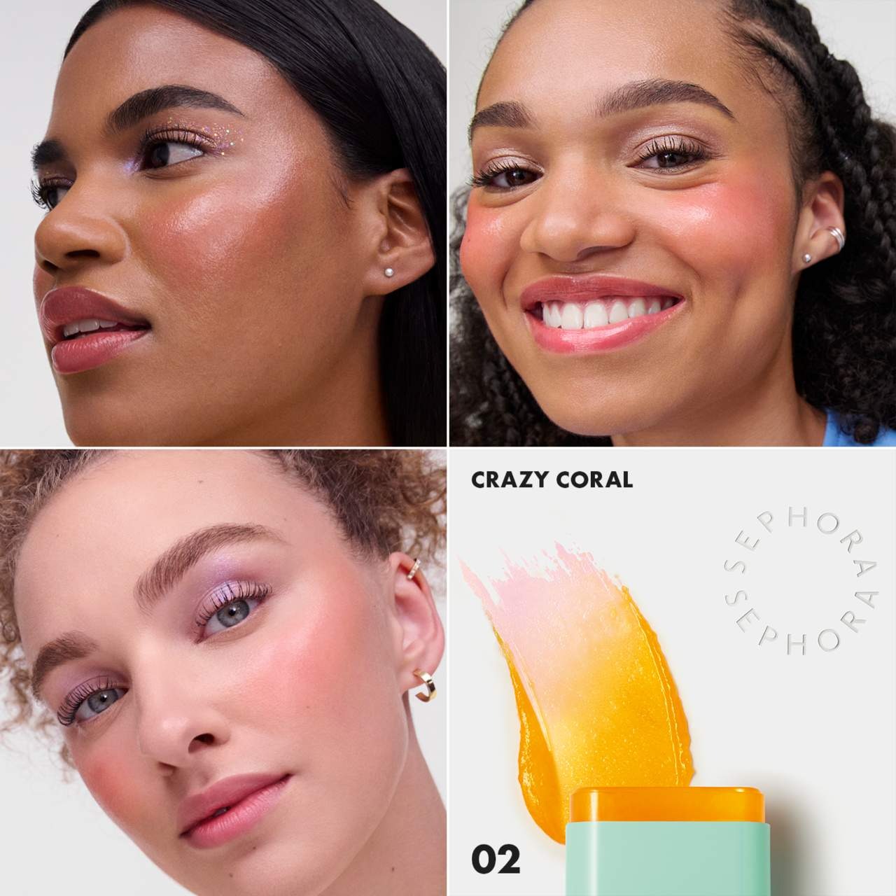 Sephora Collection Color Twister Oil Stick Blush 02 CRAZY CORAL – Color ...