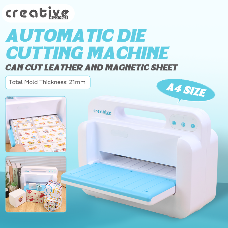 Creative A4 Auto Die Cutting Machine 21mm Can Cut Leather And Magnetic ...
