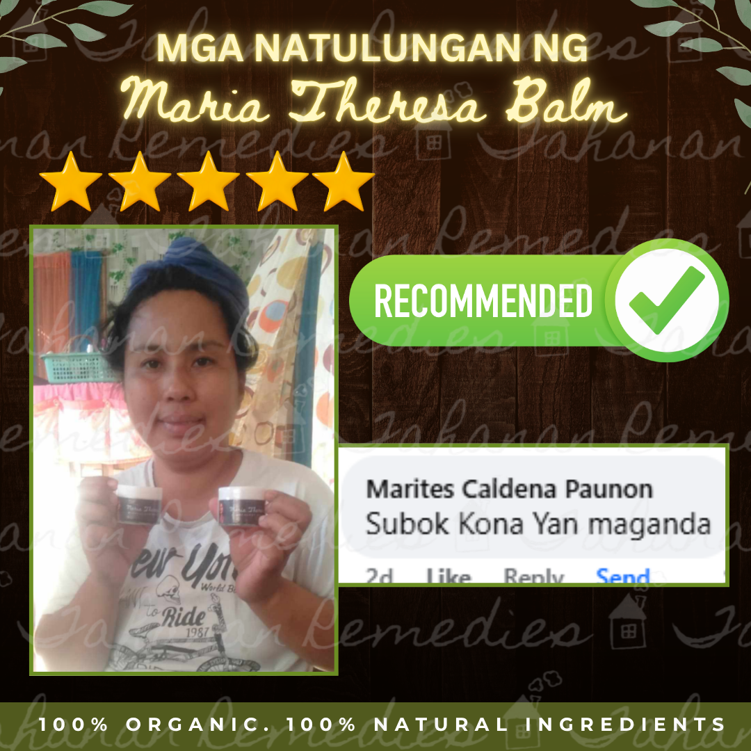 Maria Theresa Healing Balm – Natural Ginhawa for Body Pain & Cough 30g | Shopee Philippines