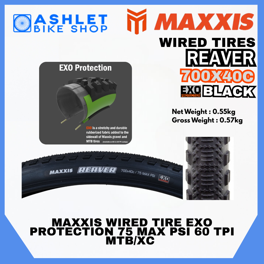 MAXXIS REAVER WIRED TIRE 700x40C / 700x45C GRAVEL XC MTB EXO PROTECTION ...