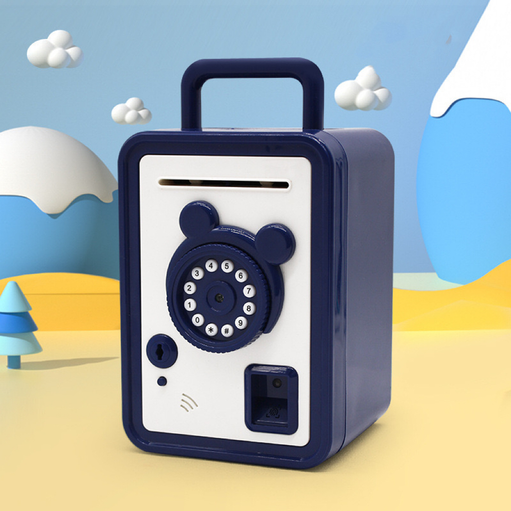 Children's Smart Mickey Bank ATM Machine With Fingerprint Unlocked Anti ...