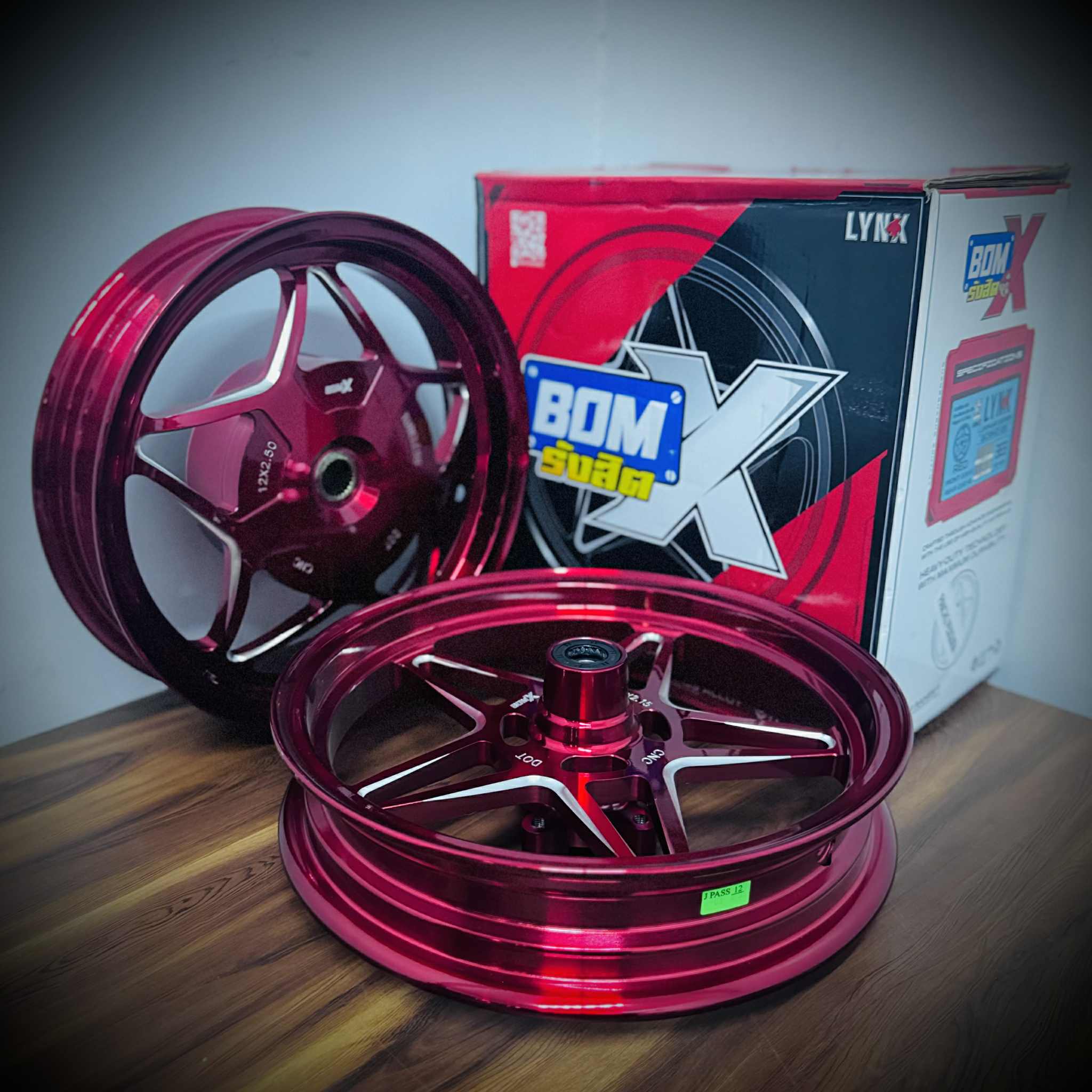 BOM RANGSIT BomX LYNX V1 CNC STAR MAGS FOR HONDA GIORNO - SOLD AS BRAND ...