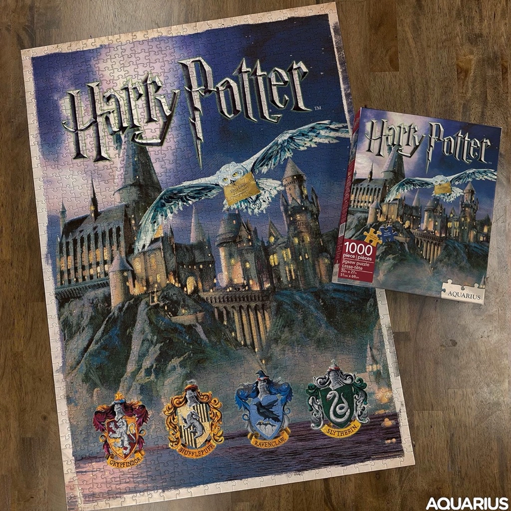 Aquarius 1000 piece Jigsaw Puzzle - Harry Potter Hogwarts Castle ...