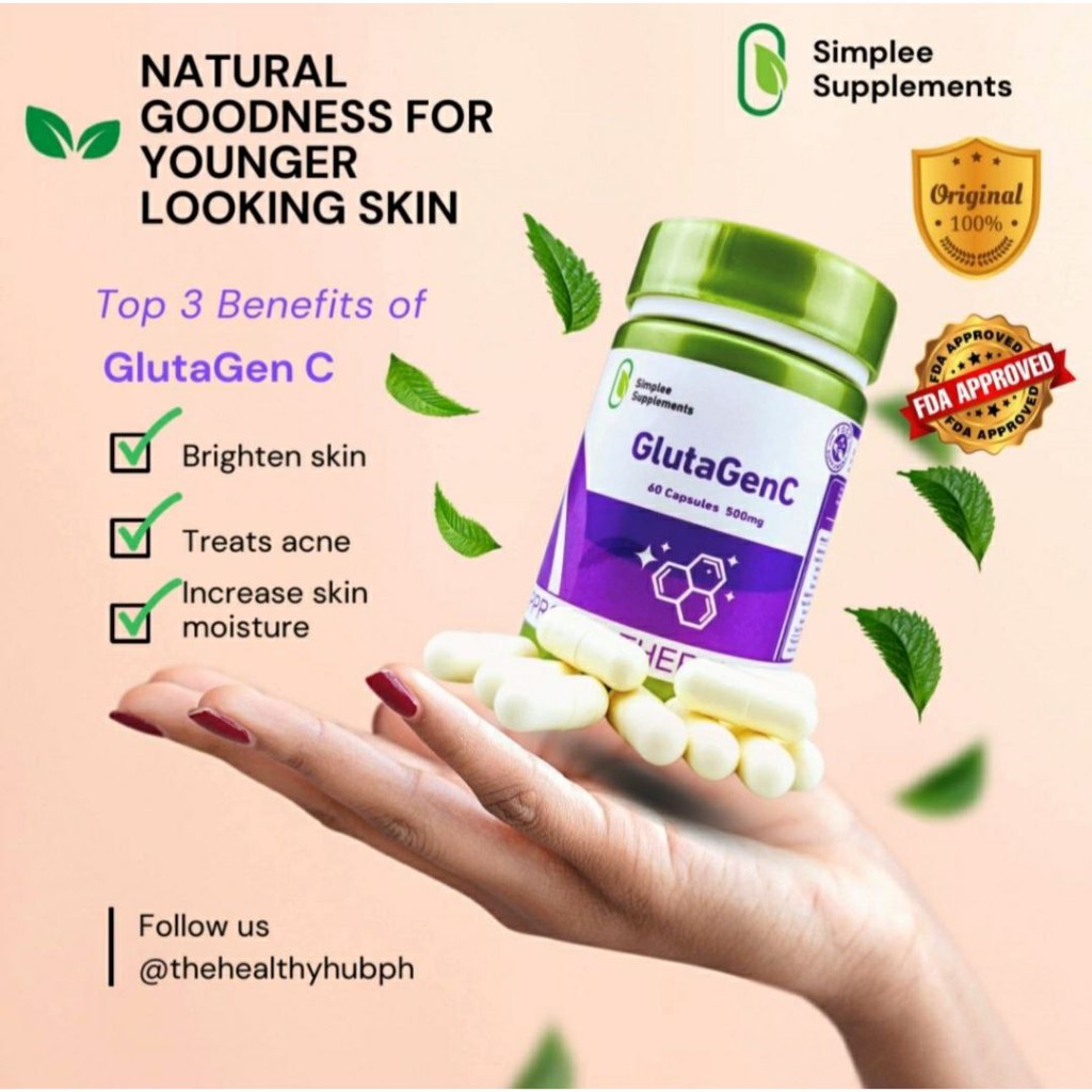 【Upgrade 60 Capsules】FDA Glutagen C Well being Beauty Glutathione ...