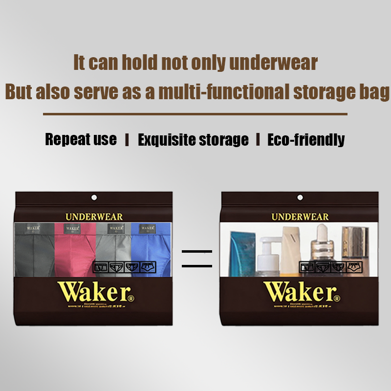 WAKER COD Men's cotton underwear–soft breathable seamless antibacterial ...