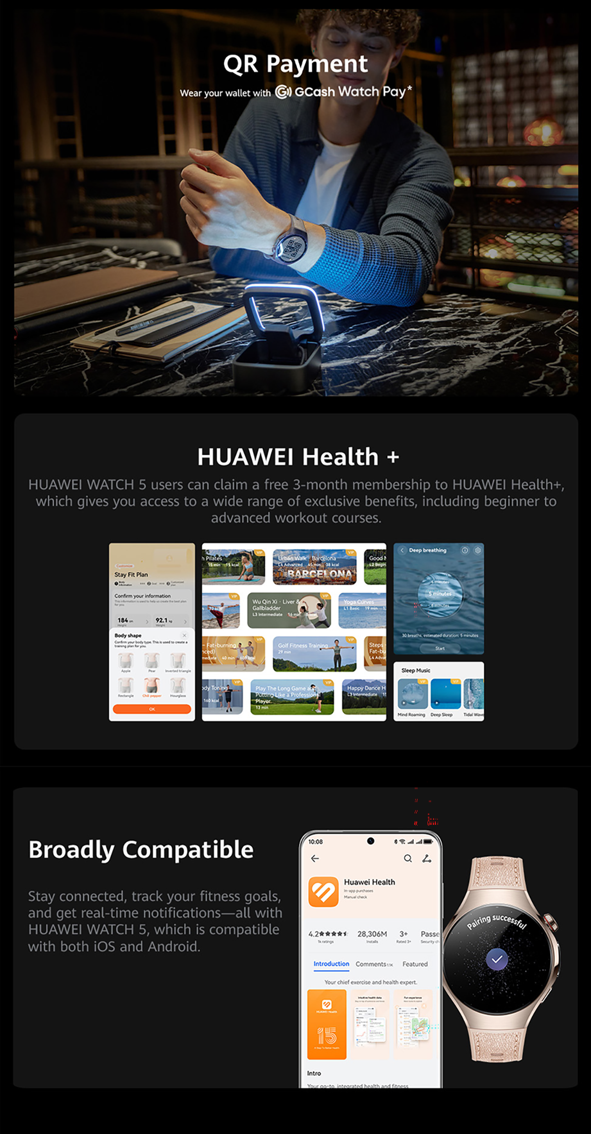 HUAWEI WATCH 5 Smartwatch | Shopee Philippines