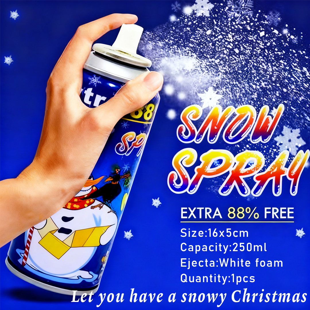 3pcs Snow Spray Christmas Tree Snowflake Spray Christmas tree ...