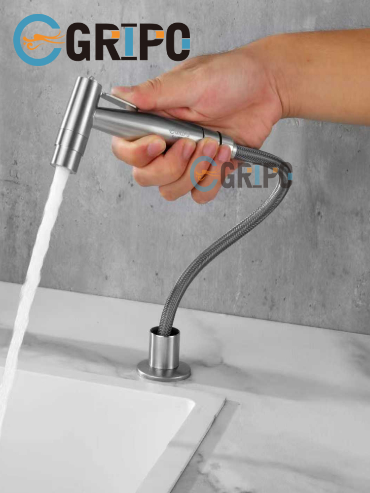 GRIPO Premium 304 Stainless 2 Spray Mode Pull-Down Spray Set Matte For ...