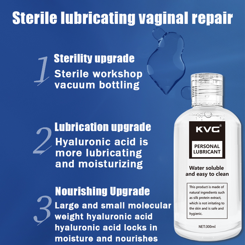 KVG 300ml lubricant sexual Large bottle for long-term use ice formula ...